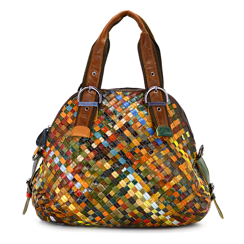 Duże skórzane torebki na ramię mieszczące A4 - Galanteria TMC