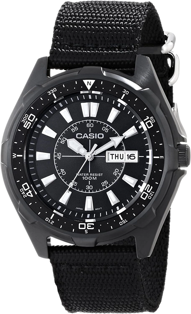 Zegarek CASIO AMW-110-1A. Kwarcowy, Kolor czarny. Mężczyzna. - | Sklep ...