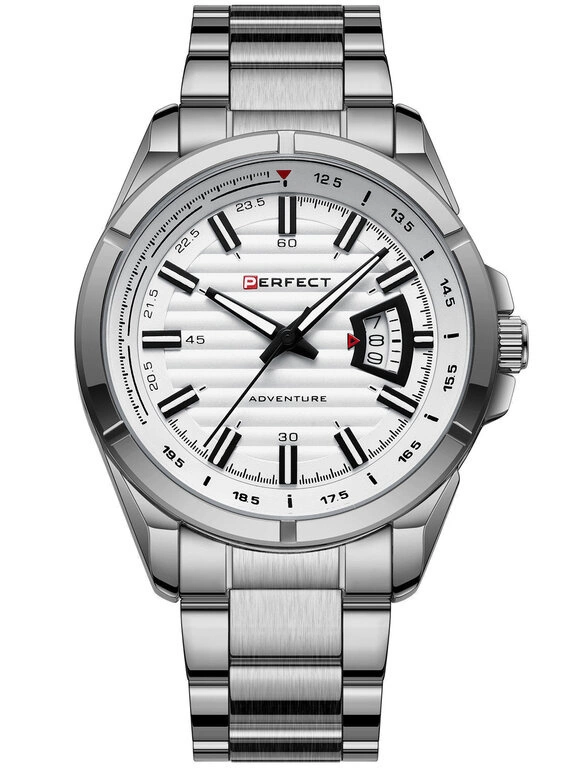 ZEGAREK MĘSKI PERFECT M102-05 (zp359h) + BOX - Srebrny | Sklep TMC ...