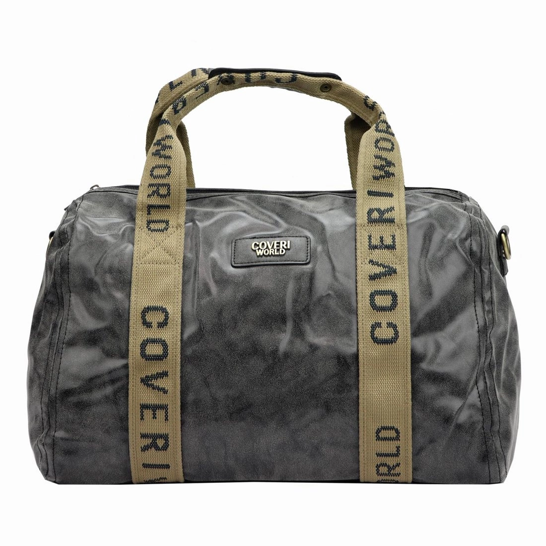 Duża Torba podróżna damska eko-skóra Coveri World - czarny || czarny | sklep internetowy TMC ...