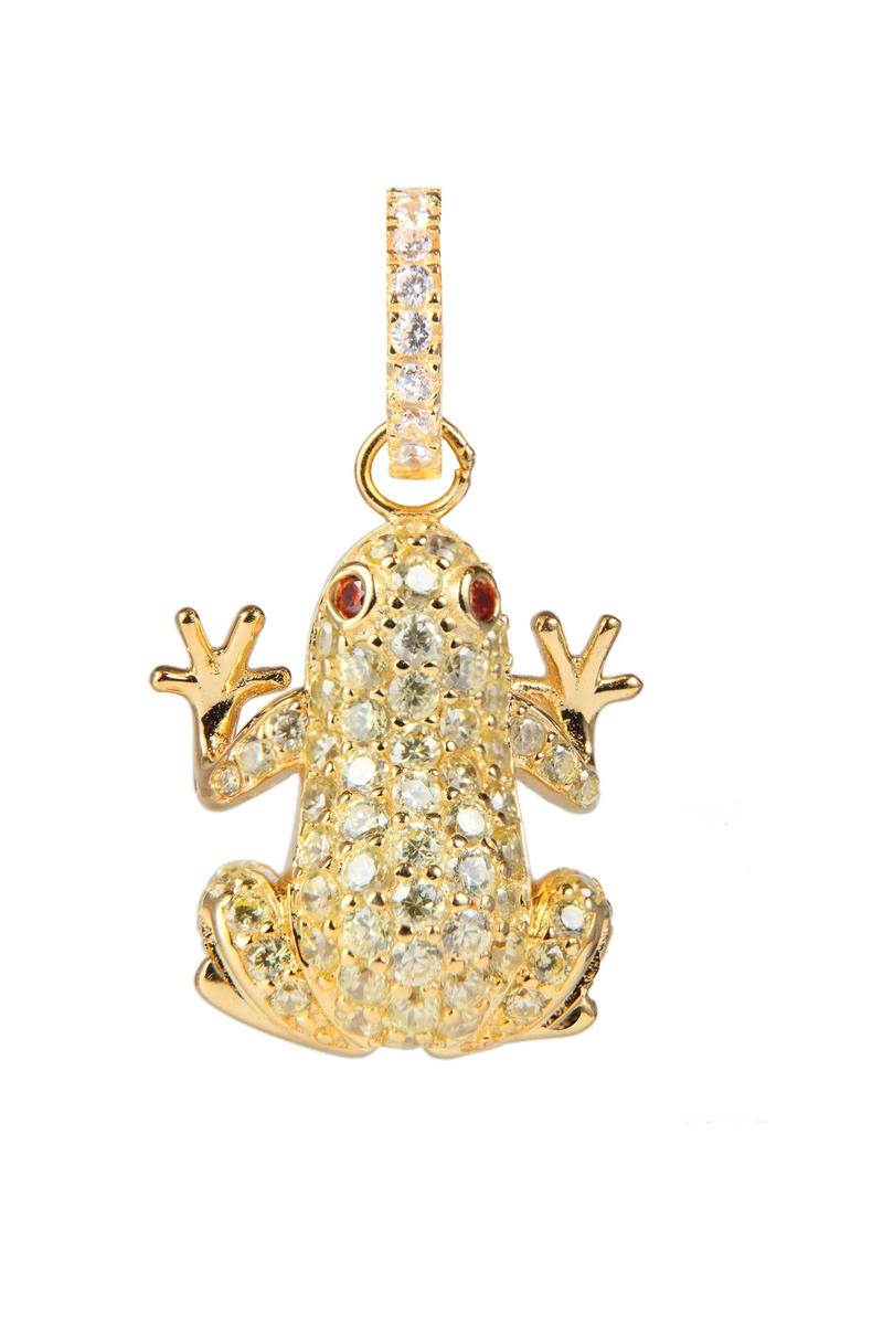 Biżuteria LANCASTER JLA-PEN-FROG4. Wisiorek, Kolor czarny brązowy ...