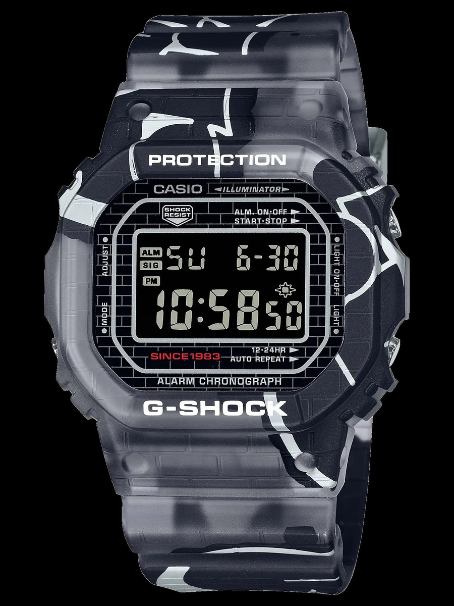 Zegarek CASIO DW-5000SS-1ER. Kwarcowy, Kolor szary. Mężczyzna ...