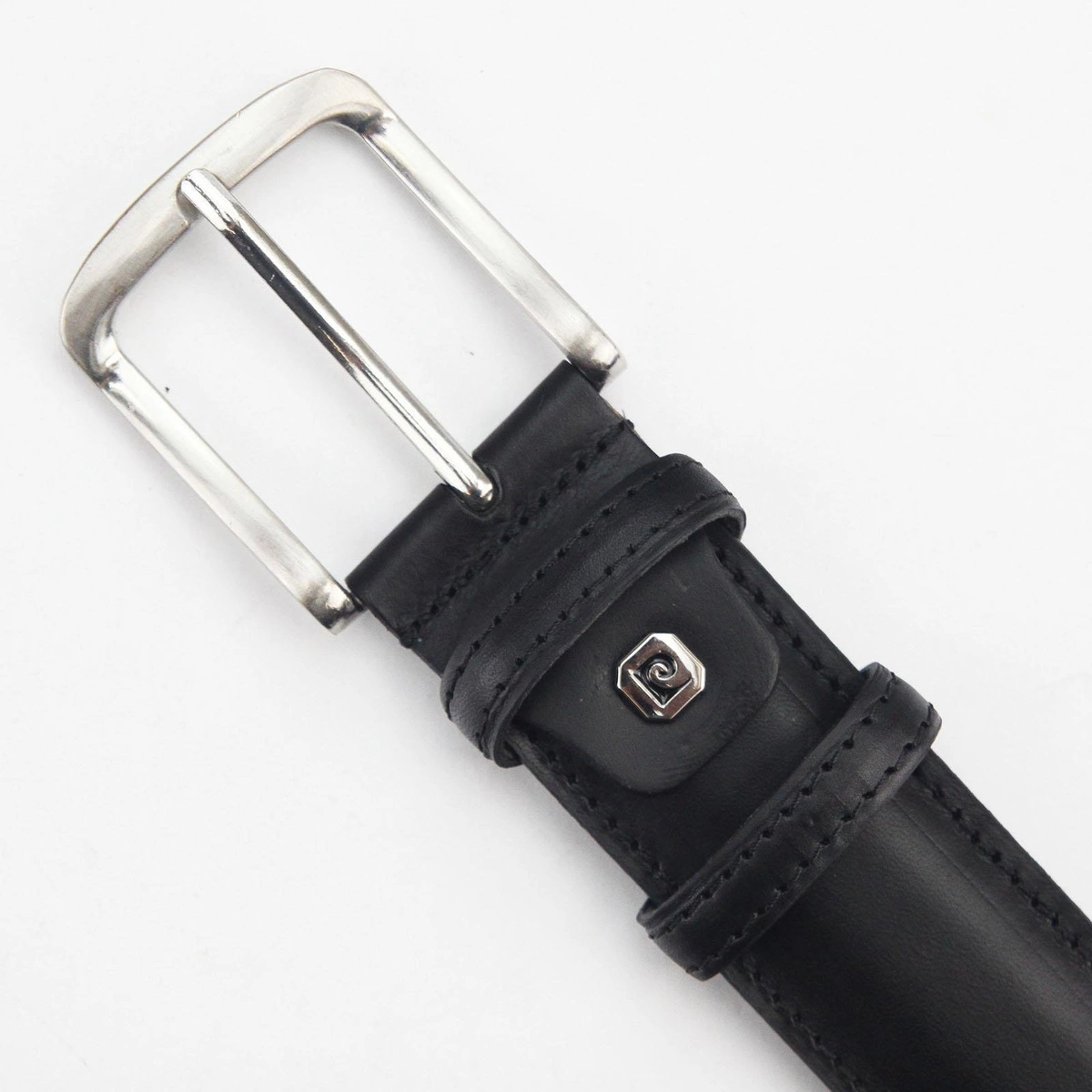 męski pasek z prawdziwej skóry Pierre Cardin PSN 6209 - niebieski ...