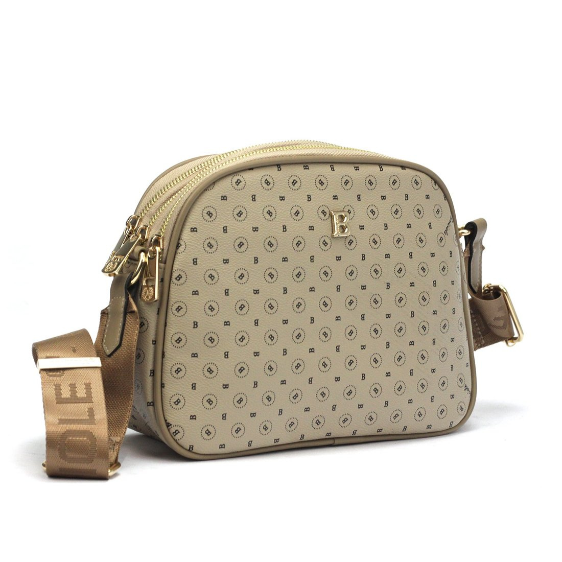 Torebka damska z eko-skóry BRICIOLE 4048# - beż + czarny | sklep ...