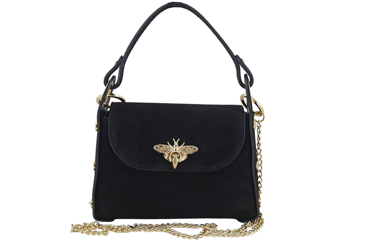 Zamszowe torebki wizytowe - Czarne - Czarny | sklep internetowy TMC ...